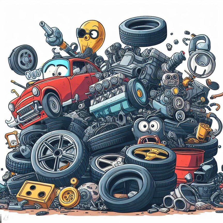 Discover the Hidden Treasures in an Auto Parts Junk Yard