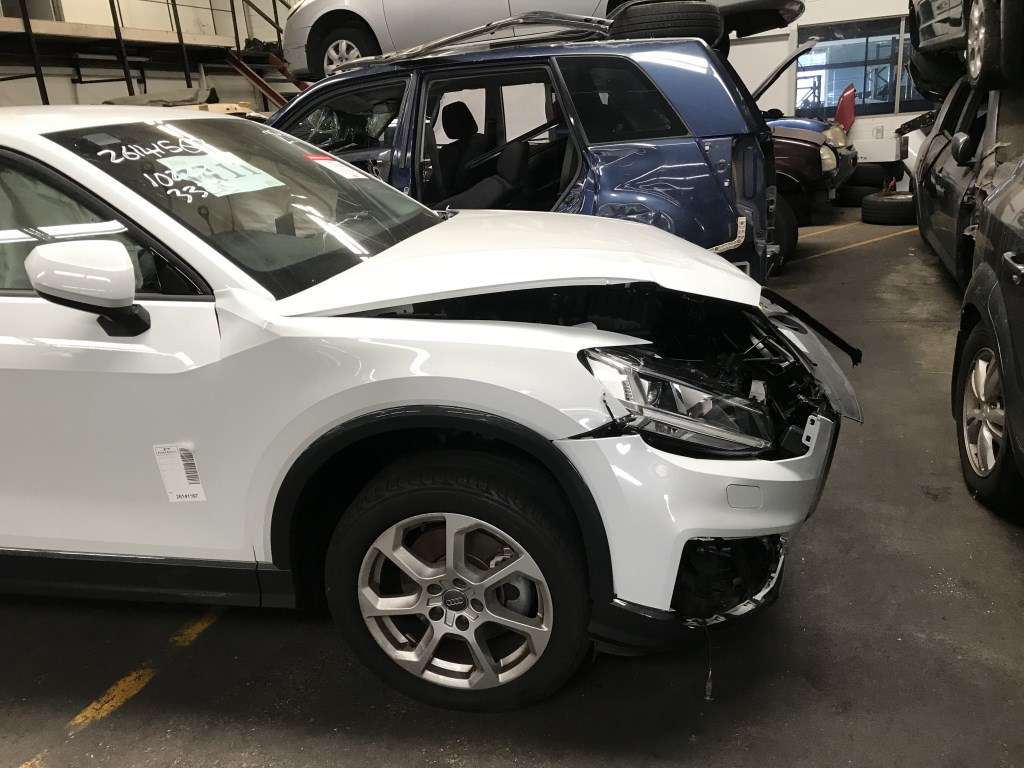 Audi Q2 2018 White – Quality Wrecking Parts Available